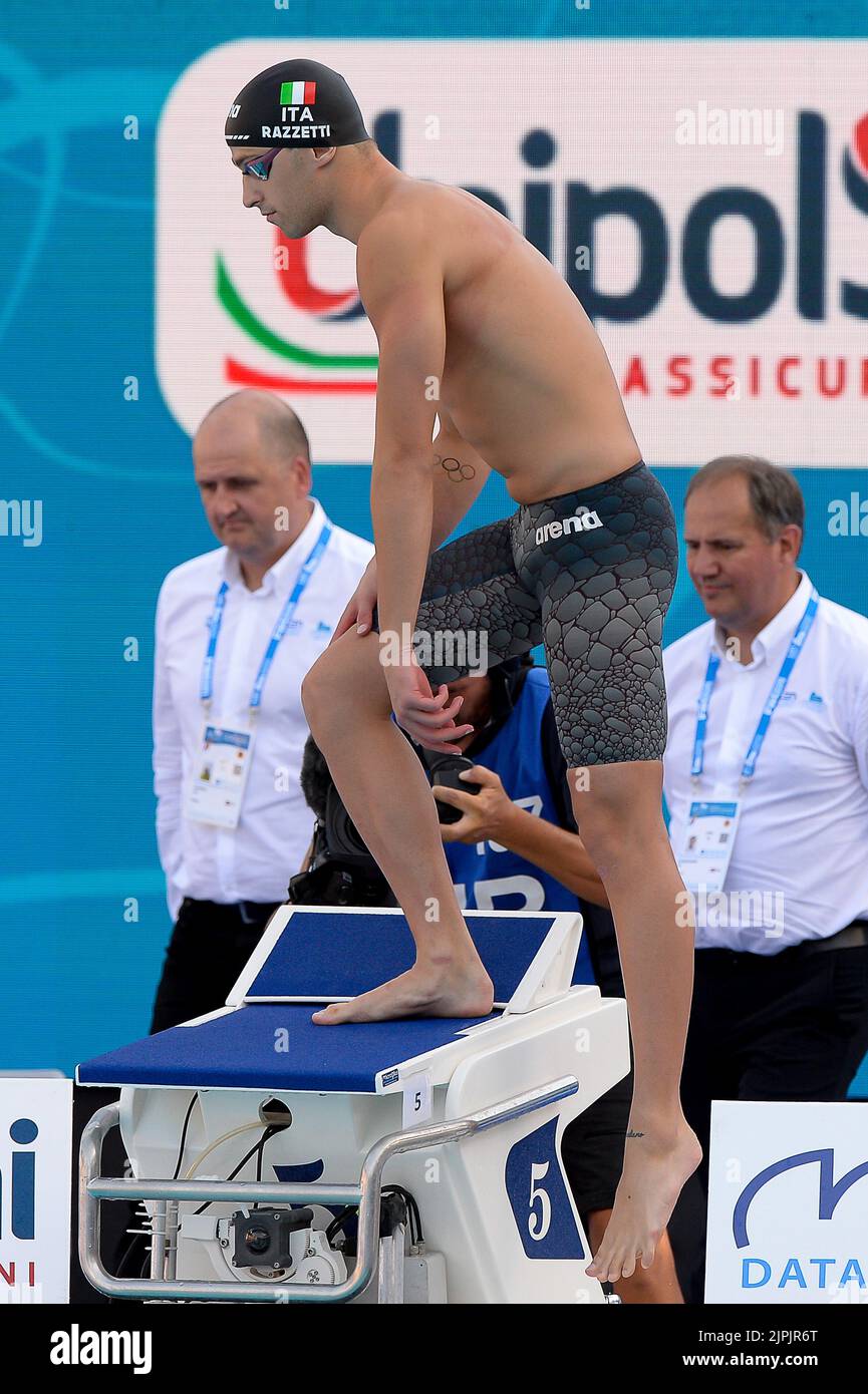 RAZZETTI Alberto ITA MEN - 200M BUTTERFLY - FINAL during European ...