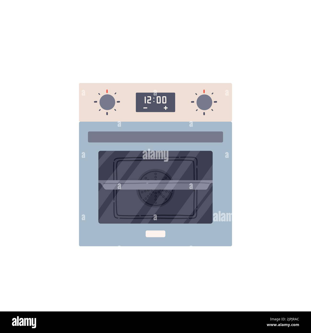 Kitchen oven stove Stock Vector Images - Alamy