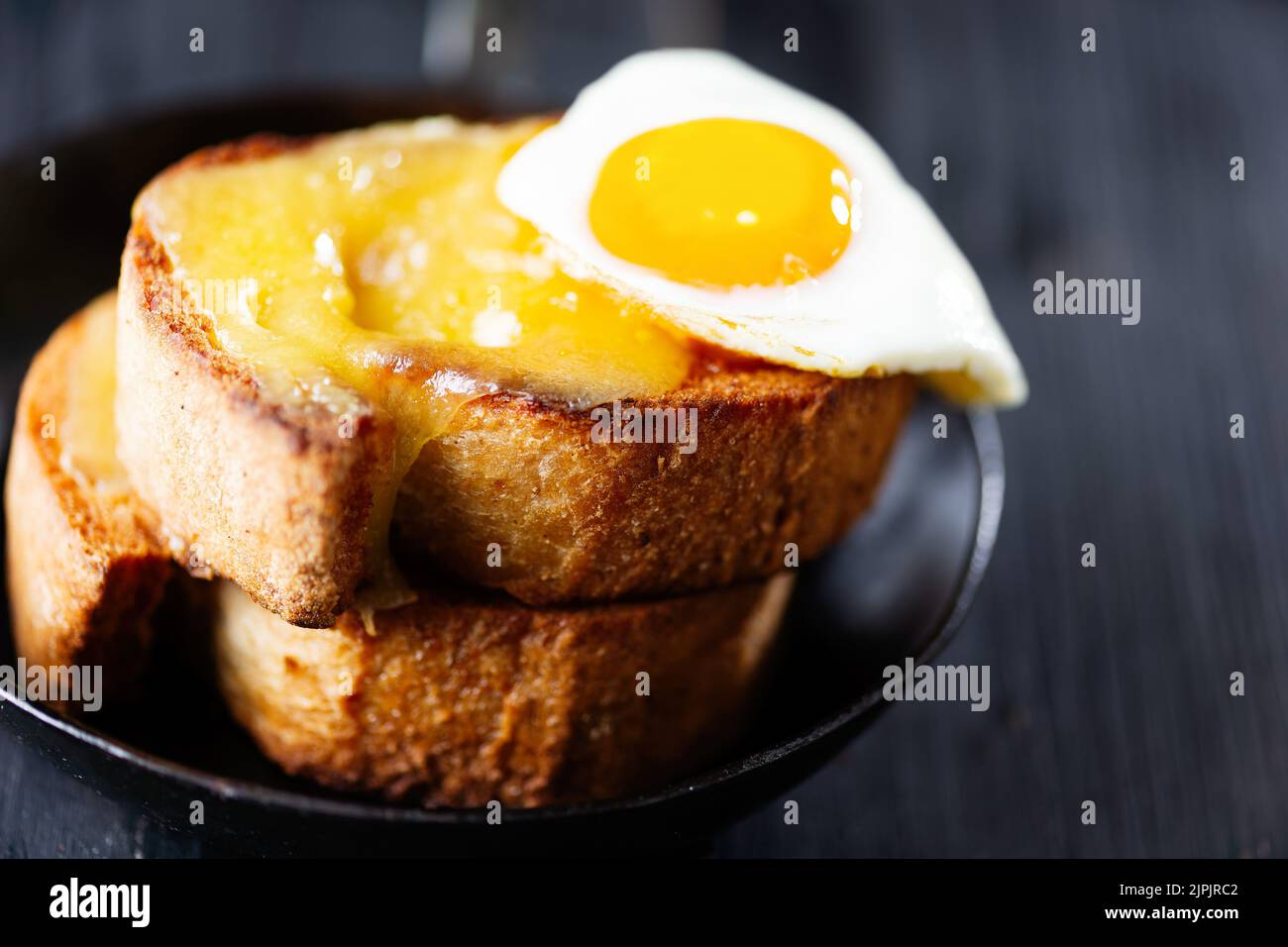 breakfast, croque madame, breakfasts Stock Photo - Alamy