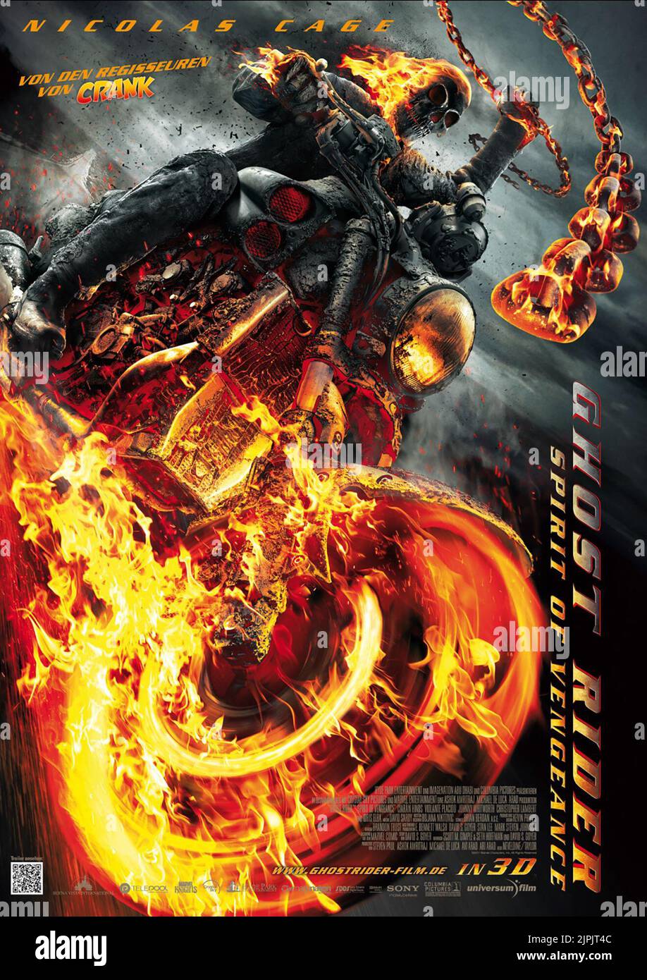 THE GHOST RIDER, GHOST RIDER: SPIRIT OF VENGEANCE, 2011 Stock Photo - Alamy