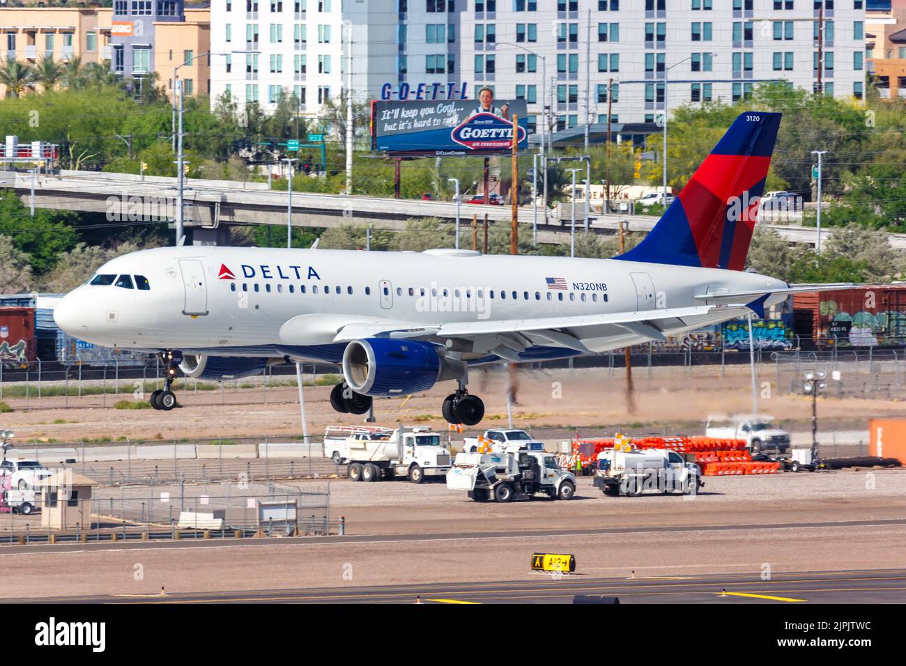 airplane, delta air lines, phoenix sky harbor international airport ...