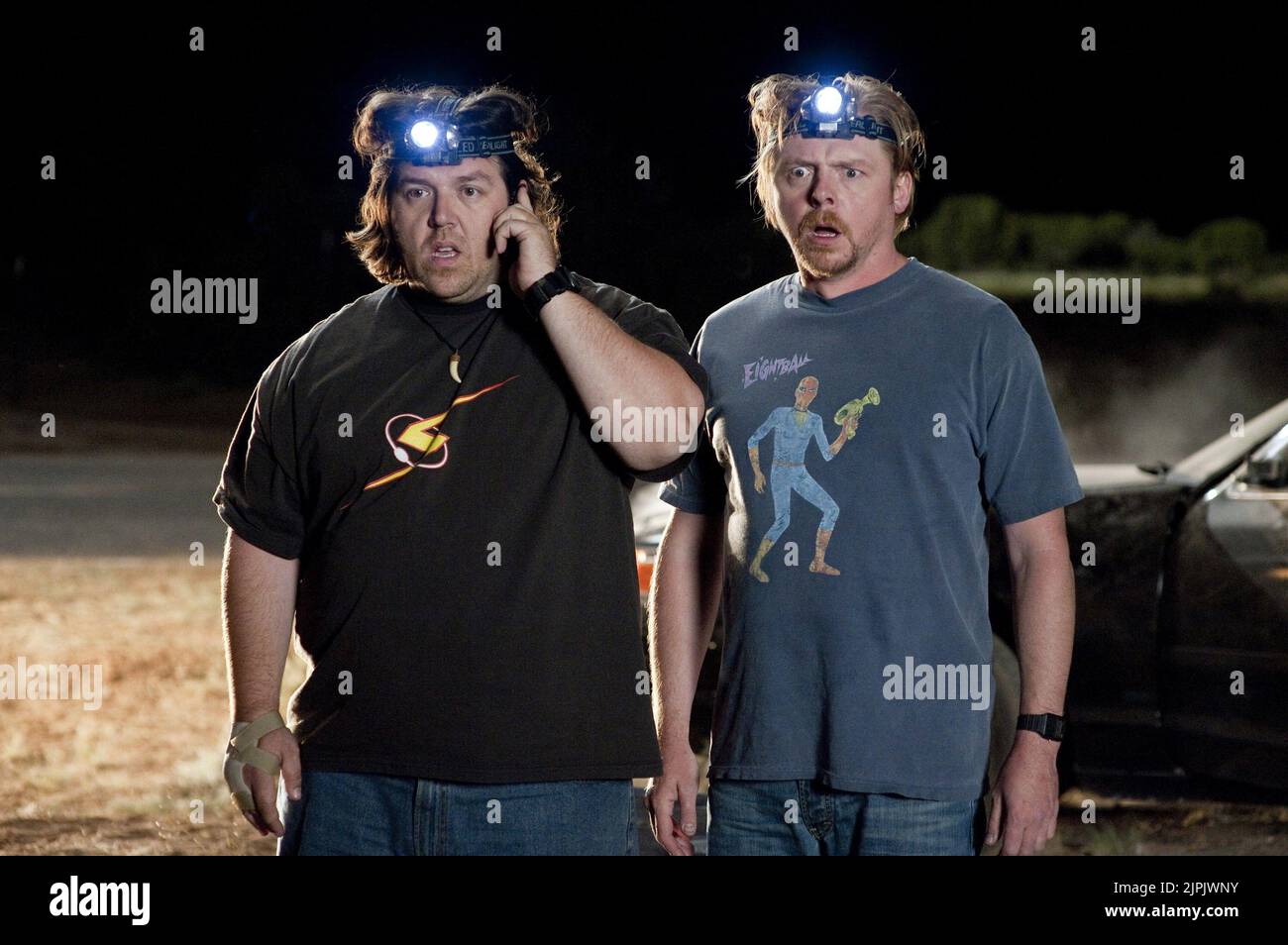NICK FROST, SIMON PEGG, PAUL, 2011 Stock Photo - Alamy