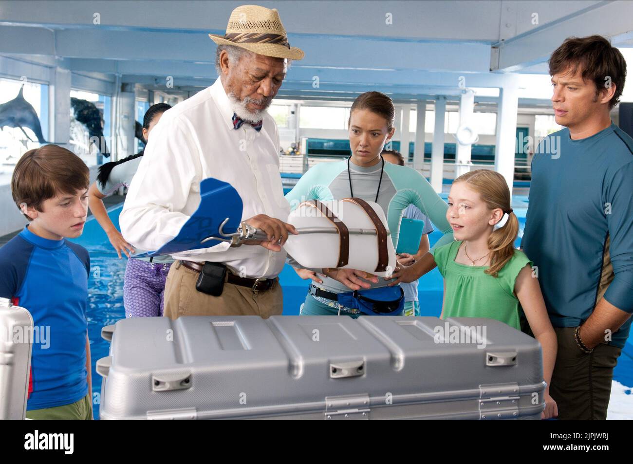 NATHAN GAMBLE, MORGAN FREEMAN, AUSTIN HIGHSMITH, COZI ZUEHLSDORFF ...