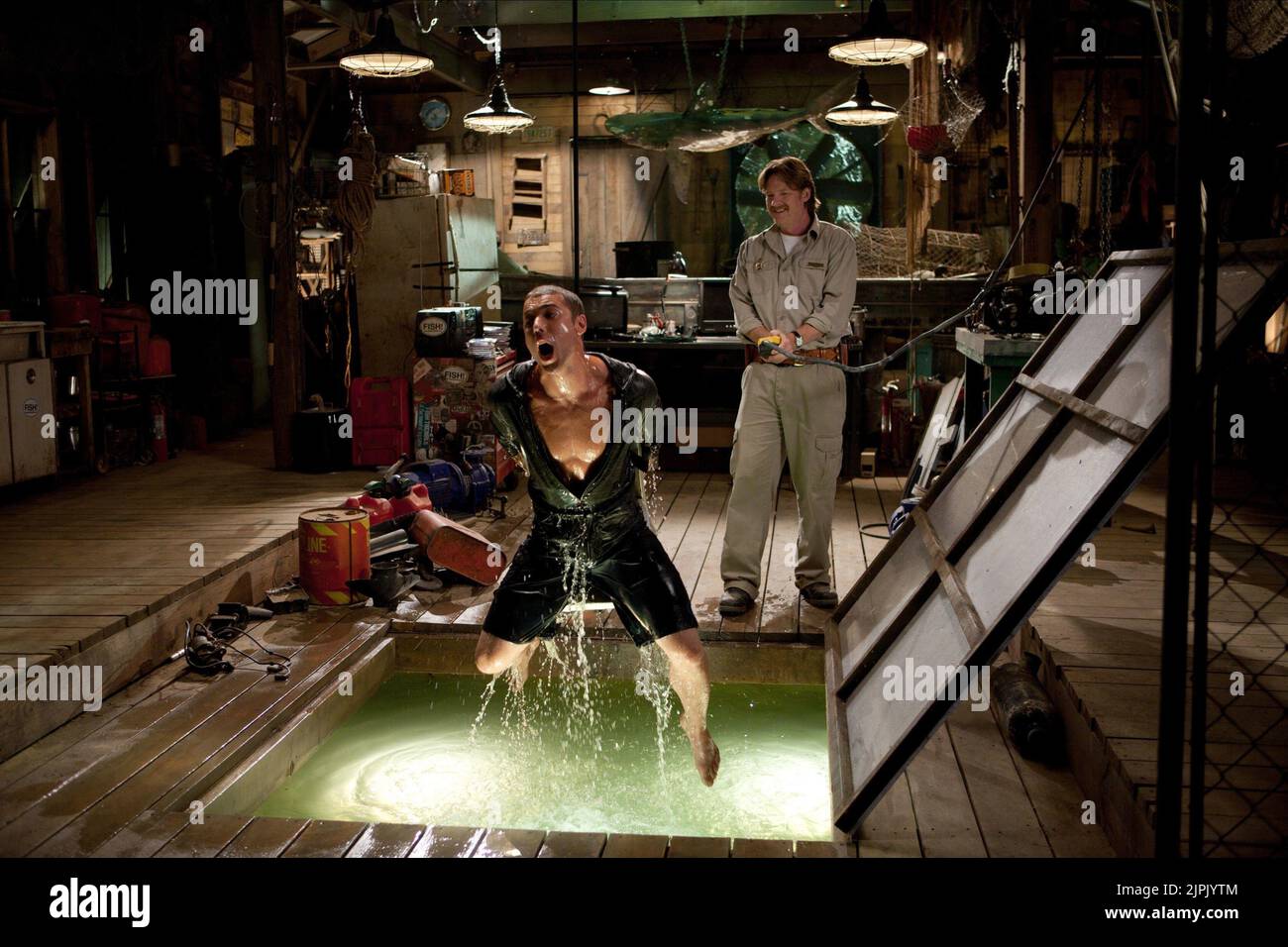 DUSTIN MILLIGAN, DONAL LOGUE, SHARK NIGHT 3D, 2011 Stock Photo - Alamy