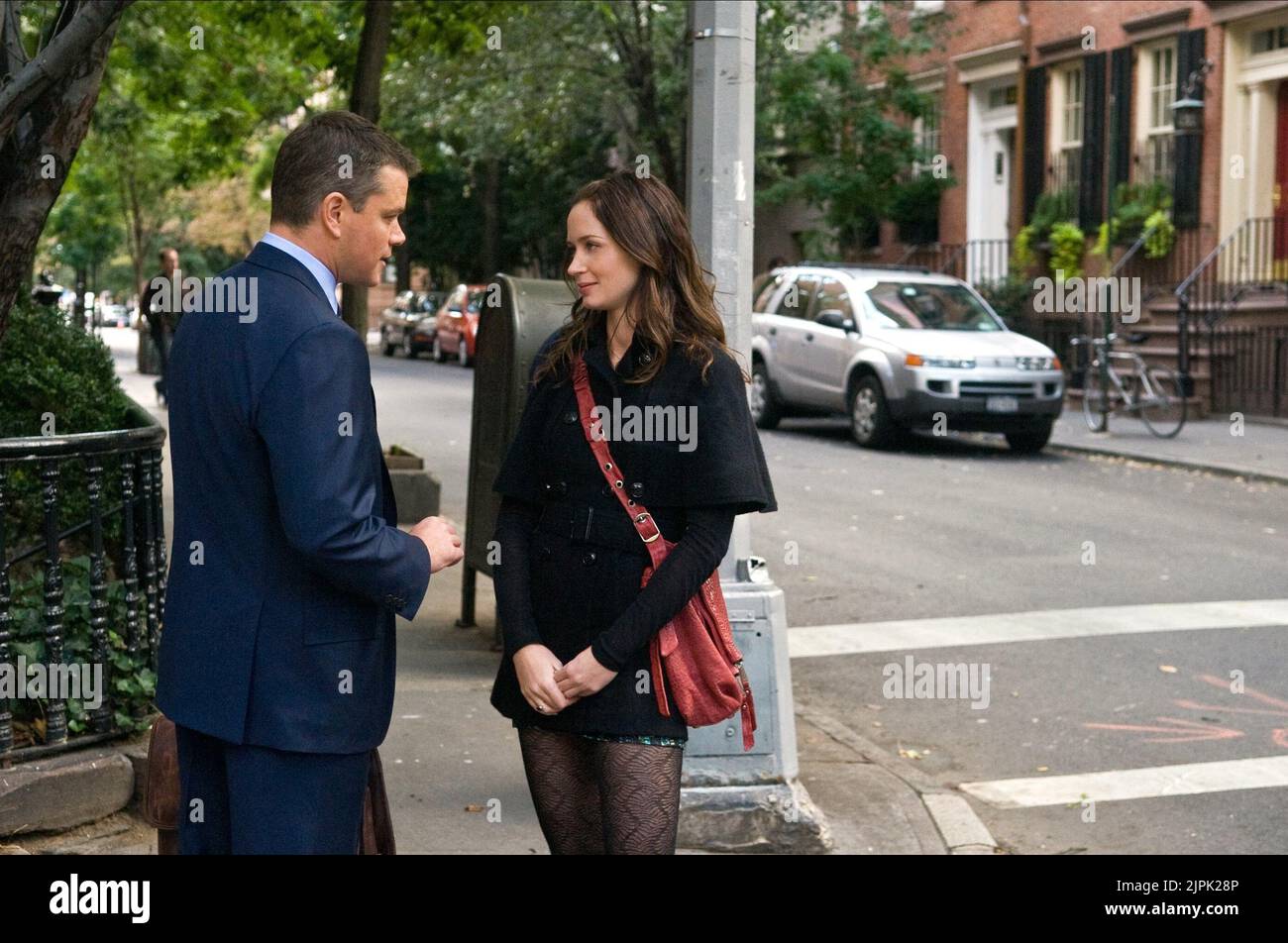 MATT DAMON, EMILY BLUNT, THE ADJUSTMENT BUREAU, 2011 Stock Photo - Alamy