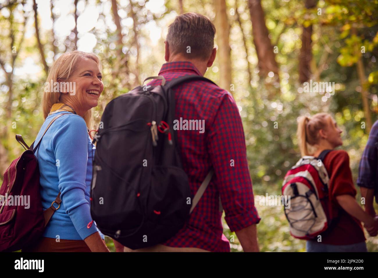 couple, happy, hiking, pairs, happies Stock Photo - Alamy