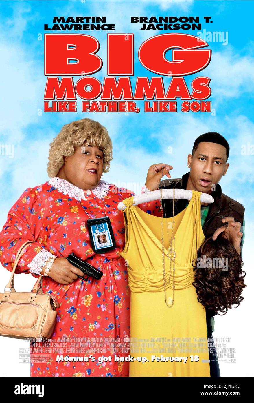 MARTIN LAWRENCE, BRANDON T. JACKSON POSTER, BIG MOMMAS: LIKE FATHER ...