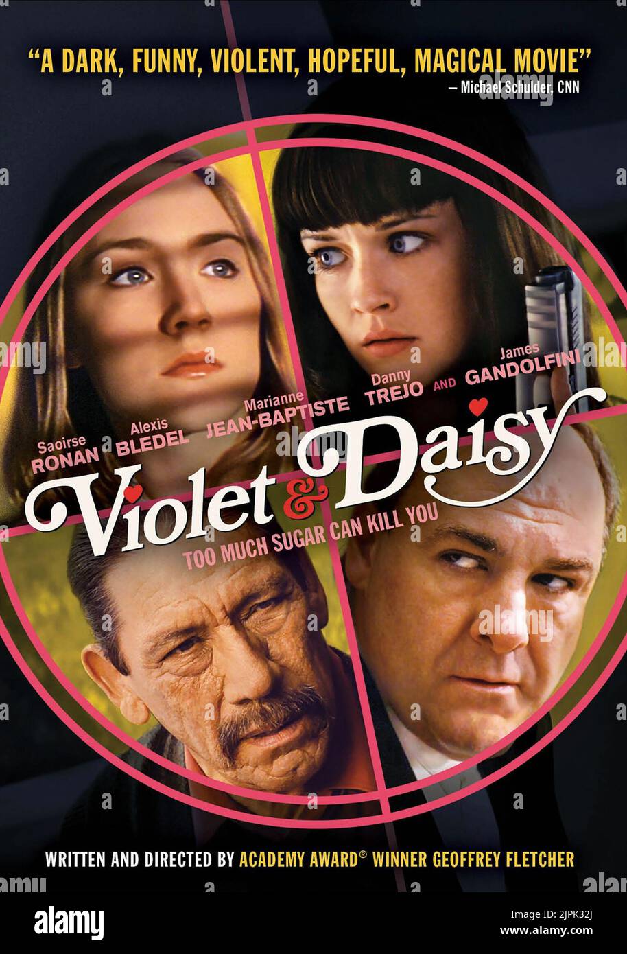 SAOIRSE RONAN, ALEXIS BLEDEL, DANNY TREJO, JAMES GANDOLFINI POSTER, VIOLET and DAISY, 2011 Stock ...