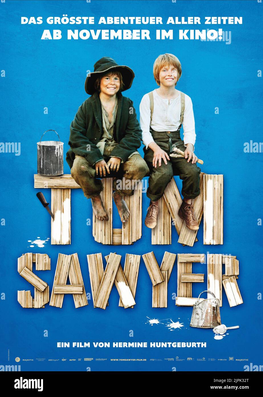 LEON SEIDEL, LOUIS HOFMANN POSTER, TOM SAWYER, 2011 Stock Photo - Alamy