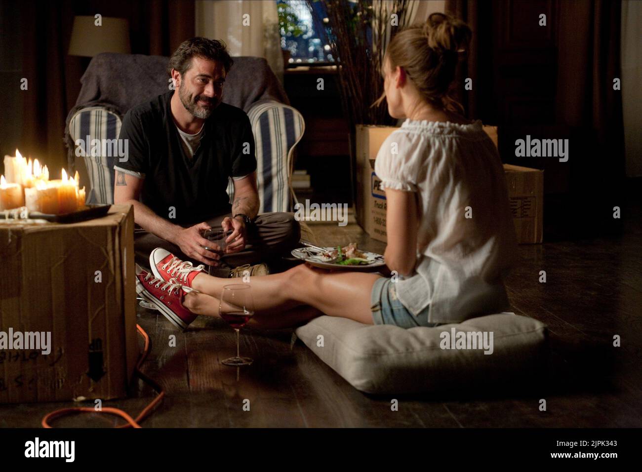 JEFFREY DEAN MORGAN, HILARY SWANK, THE RESIDENT, 2011 Stock Photo - Alamy