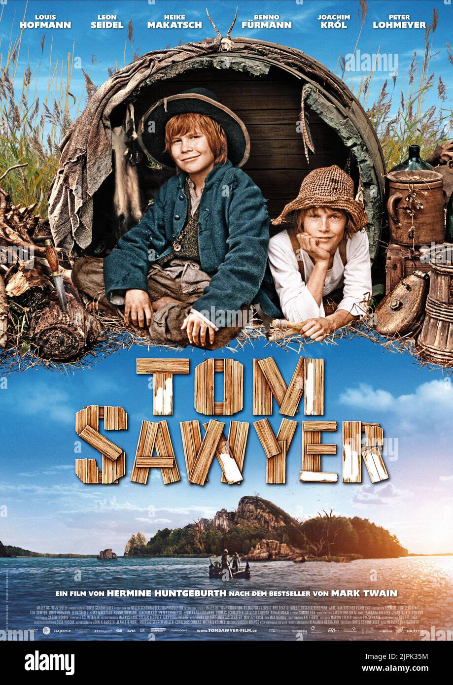 LEON SEIDEL, LOUIS HOFMANN POSTER, TOM SAWYER, 2011 Stock Photo - Alamy