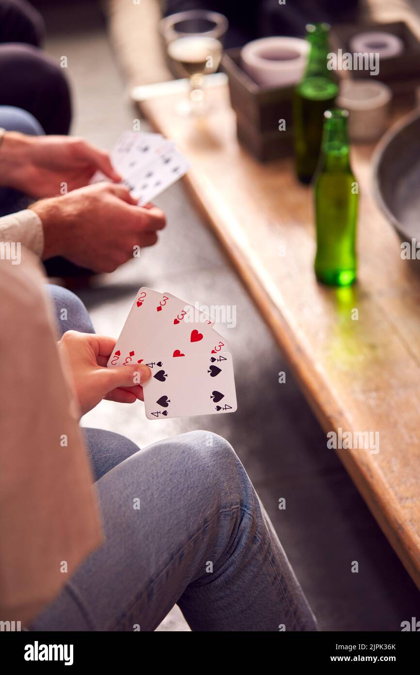 Lady playing cards hi-res stock photography and images - Alamy