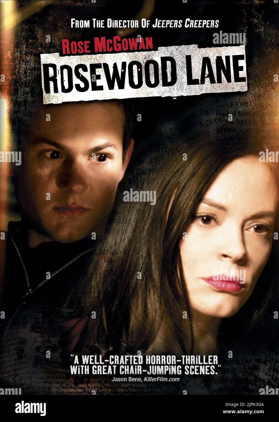 DANIEL ROSS OWENS, ROSE MCGOWAN POSTER, ROSEWOOD LANE, 2011 Stock Photo - Alamy