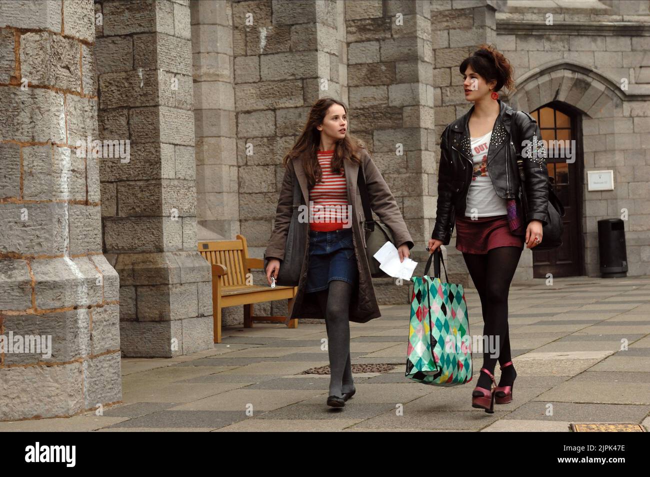 Felicity jones jessica brown findlay hi-res stock photography and ...