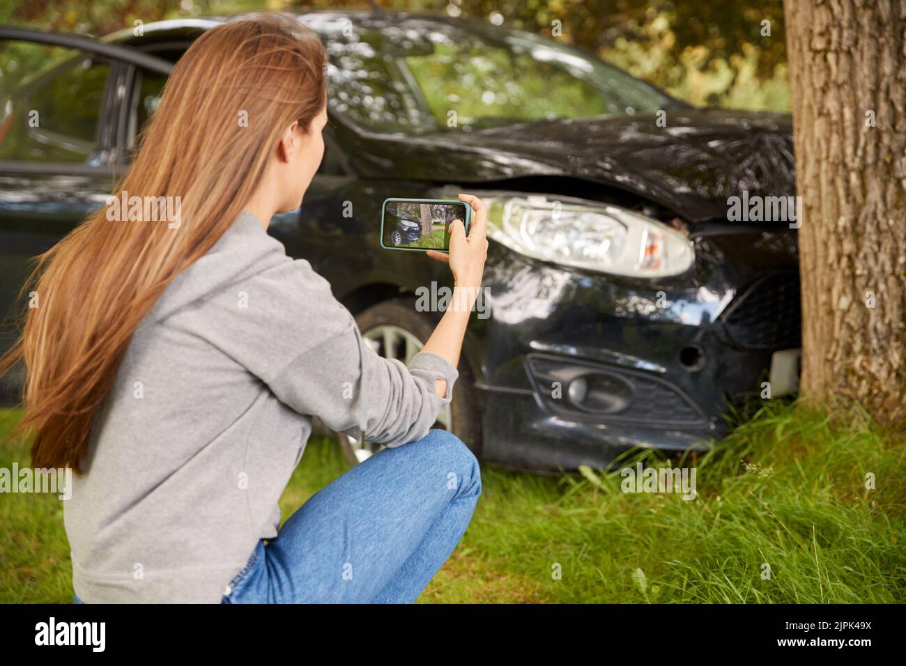 Traffic accident recording hi-res stock photography and images - Alamy