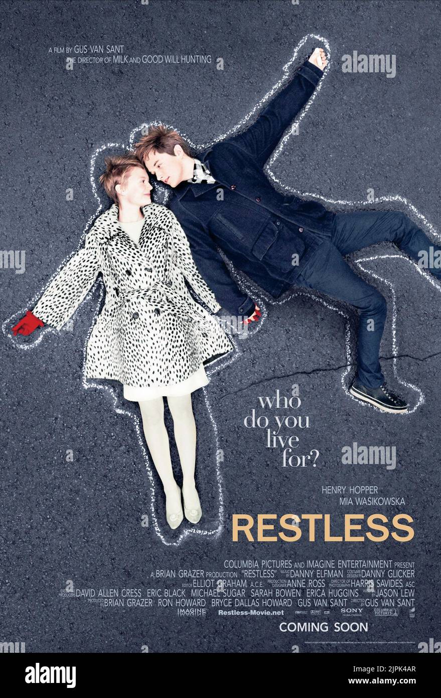 MIA WASIKOWSKA, HENRY HOPPER POSTER, RESTLESS, 2011 Stock Photo - Alamy