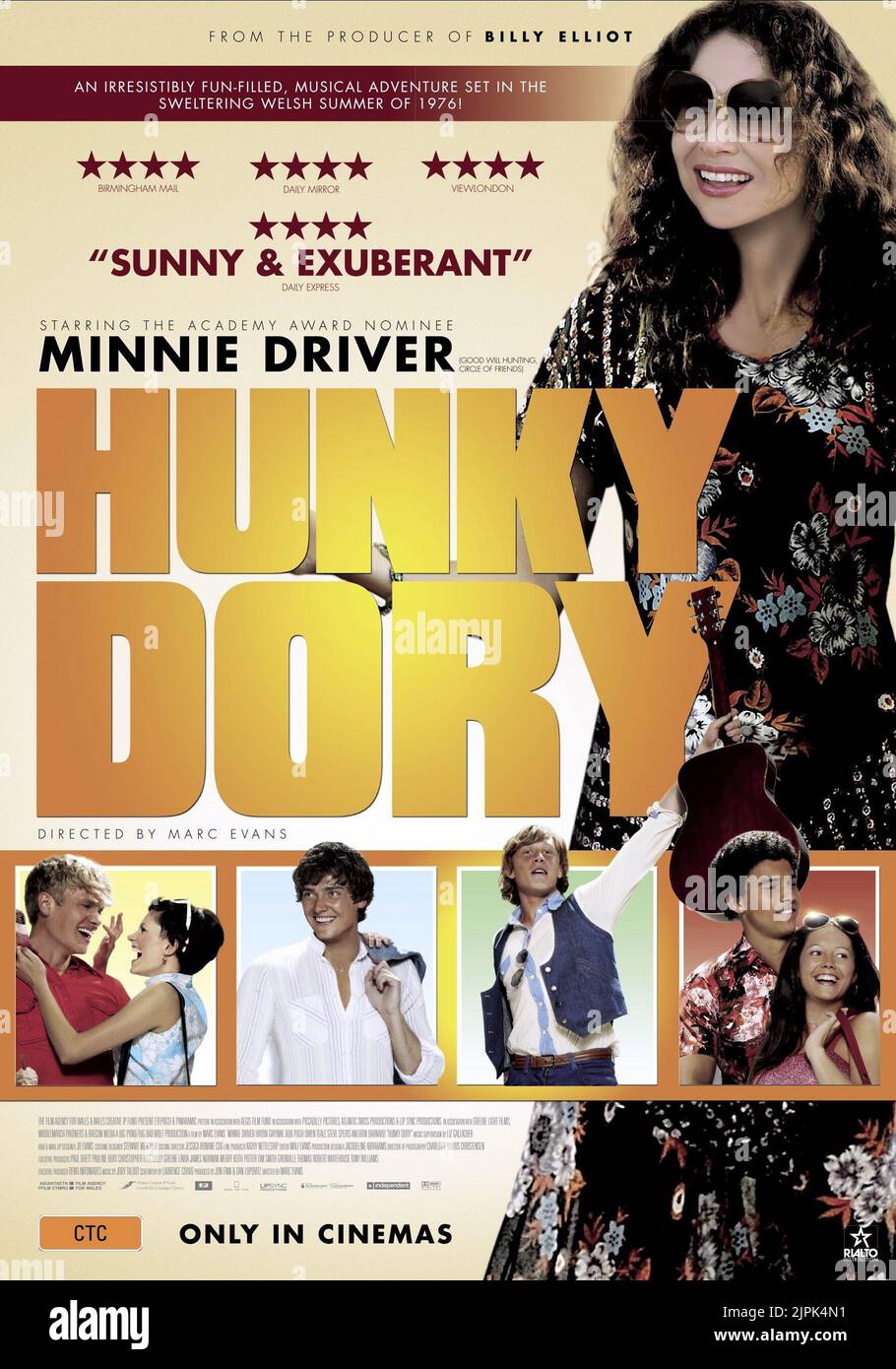 MINNIE DRIVER POSTER, HUNKY DORY, 2011 Stock Photo - Alamy