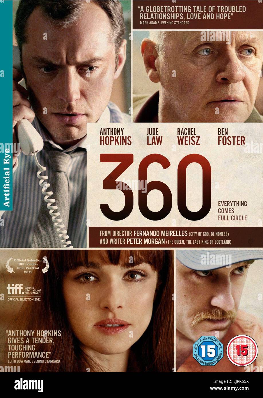 JUDE LAW, ANTHONY HOPKINS, RACHEL WEISZ, BEN FOSTER POSTER, 360, 2011 Stock Photo - Alamy