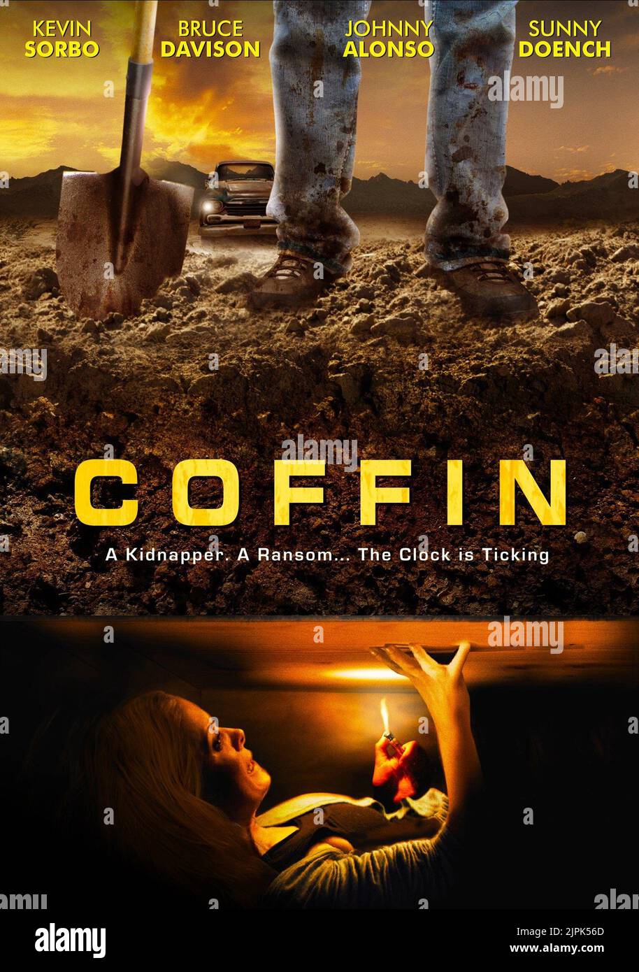 SUNNY DOENCH POSTER, COFFIN, 2011 Stock Photo - Alamy