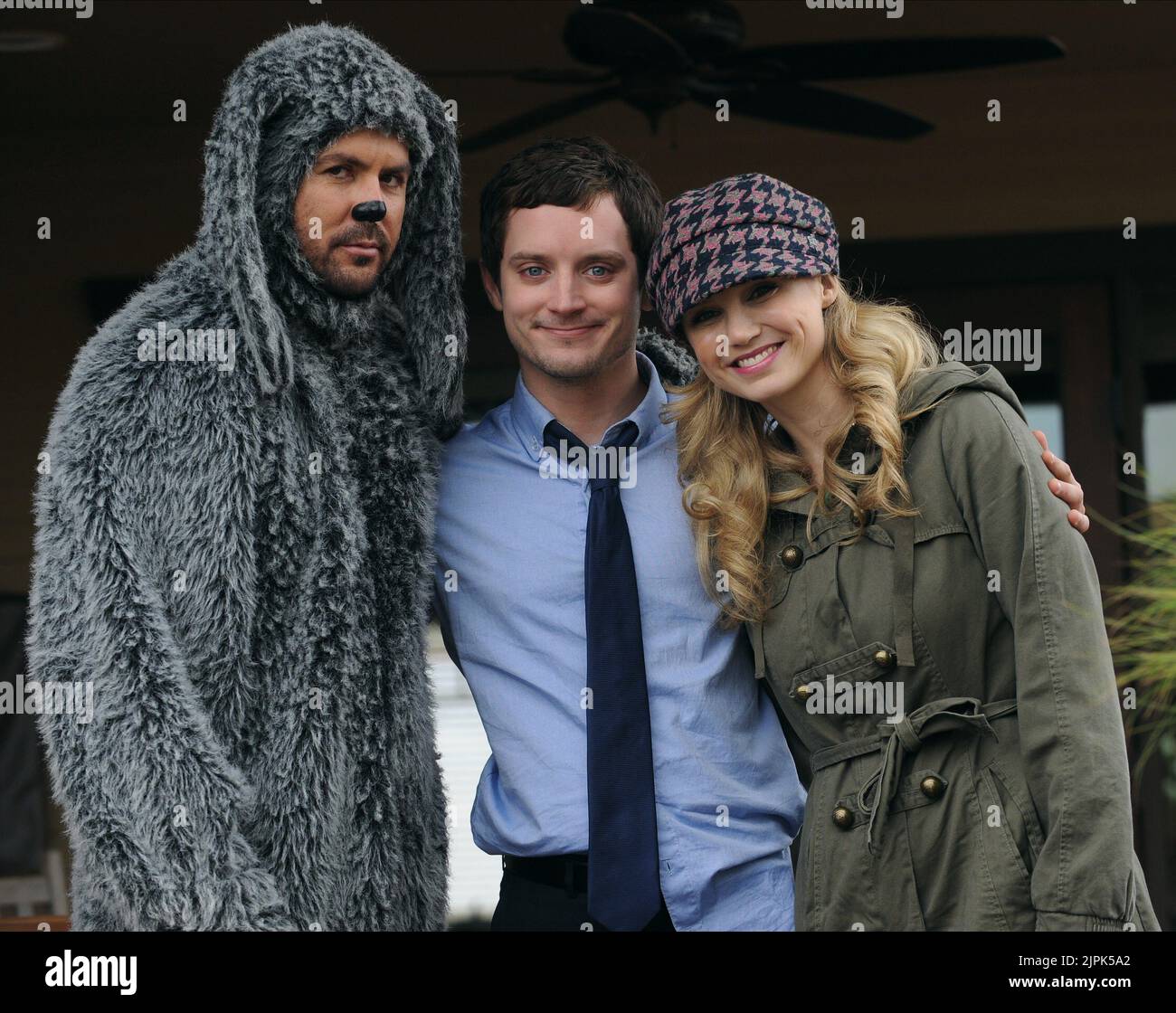 JASON GANN, ELIJAH WOOD, FIONA GUBELMANN, WILFRED, 2011 Stock Photo - Alamy