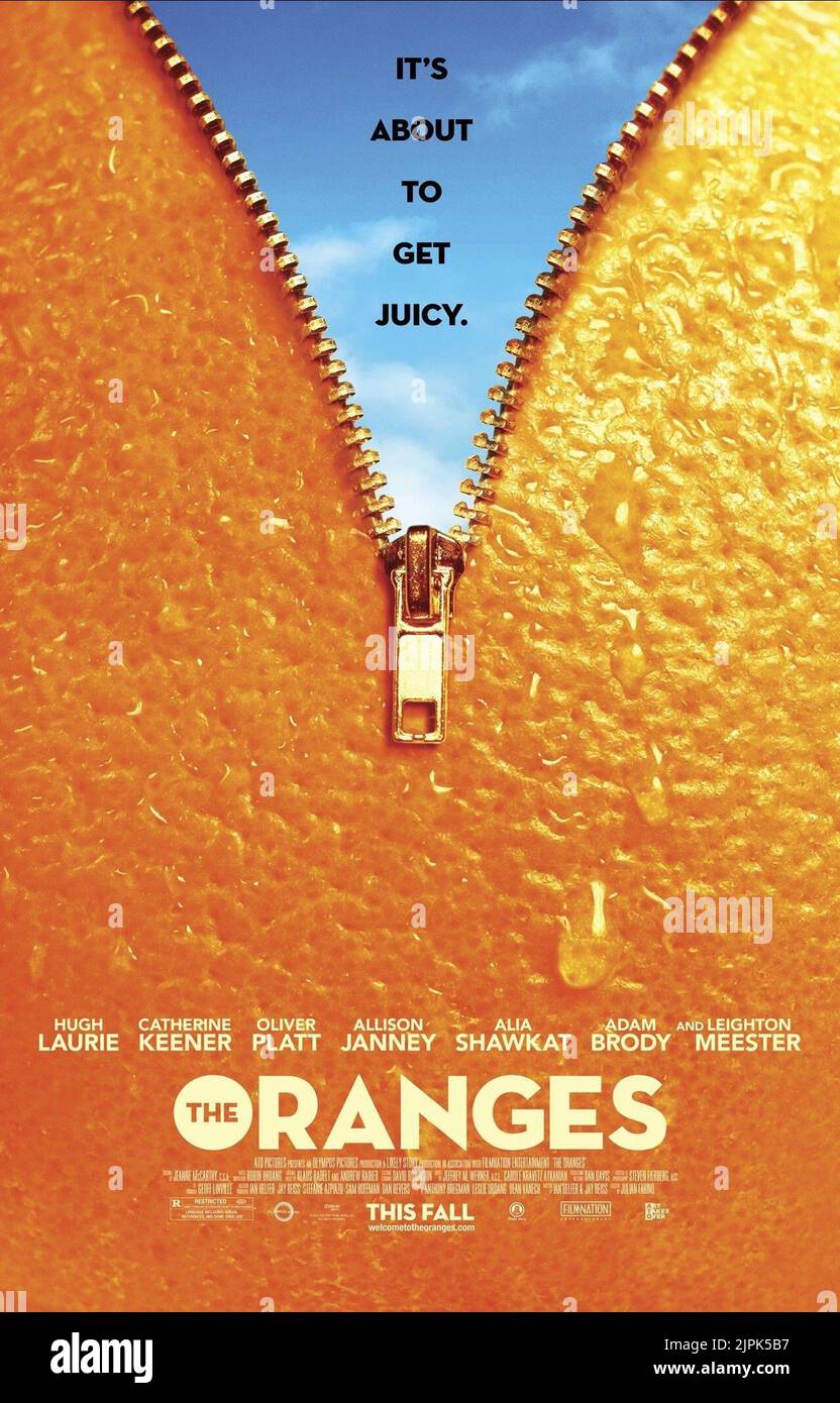ORANGE POSTER, THE ORANGES, 2011 Stock Photo - Alamy