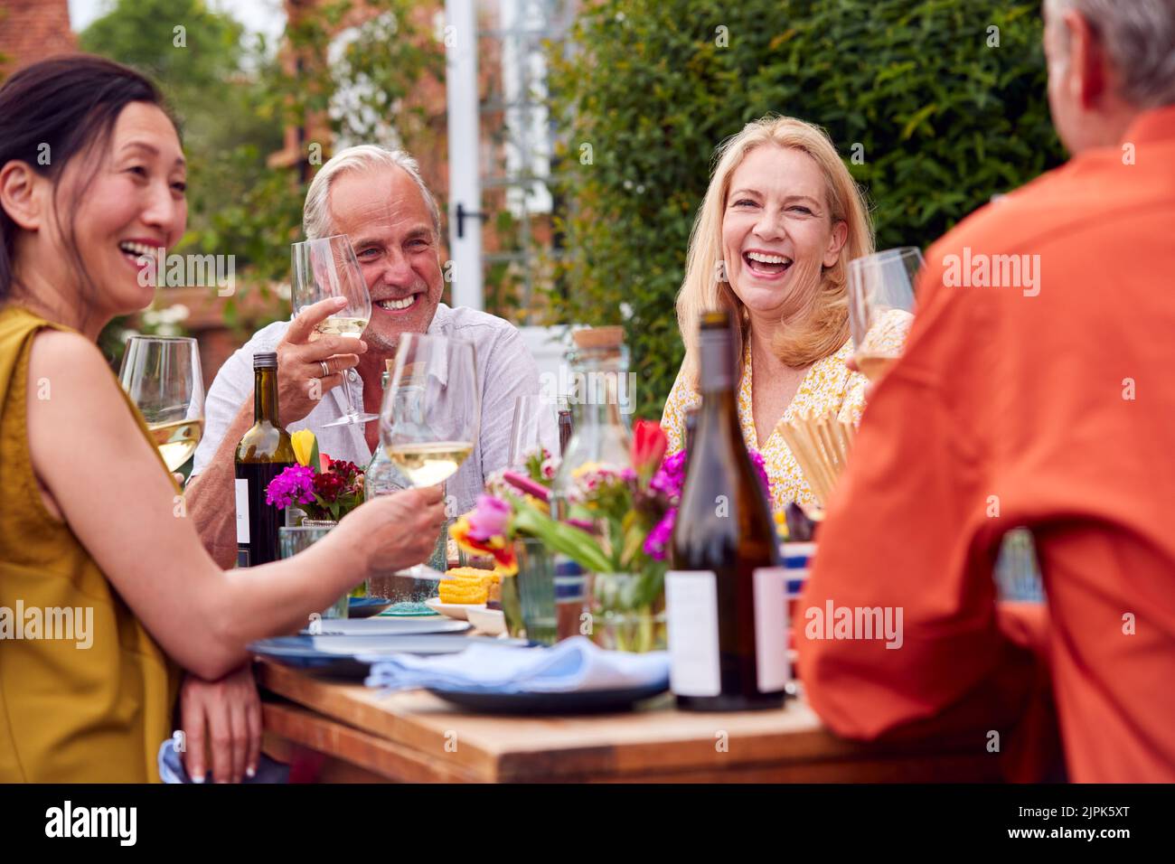 garden, together, meeting, friends, cheers, gardens, togethers ...