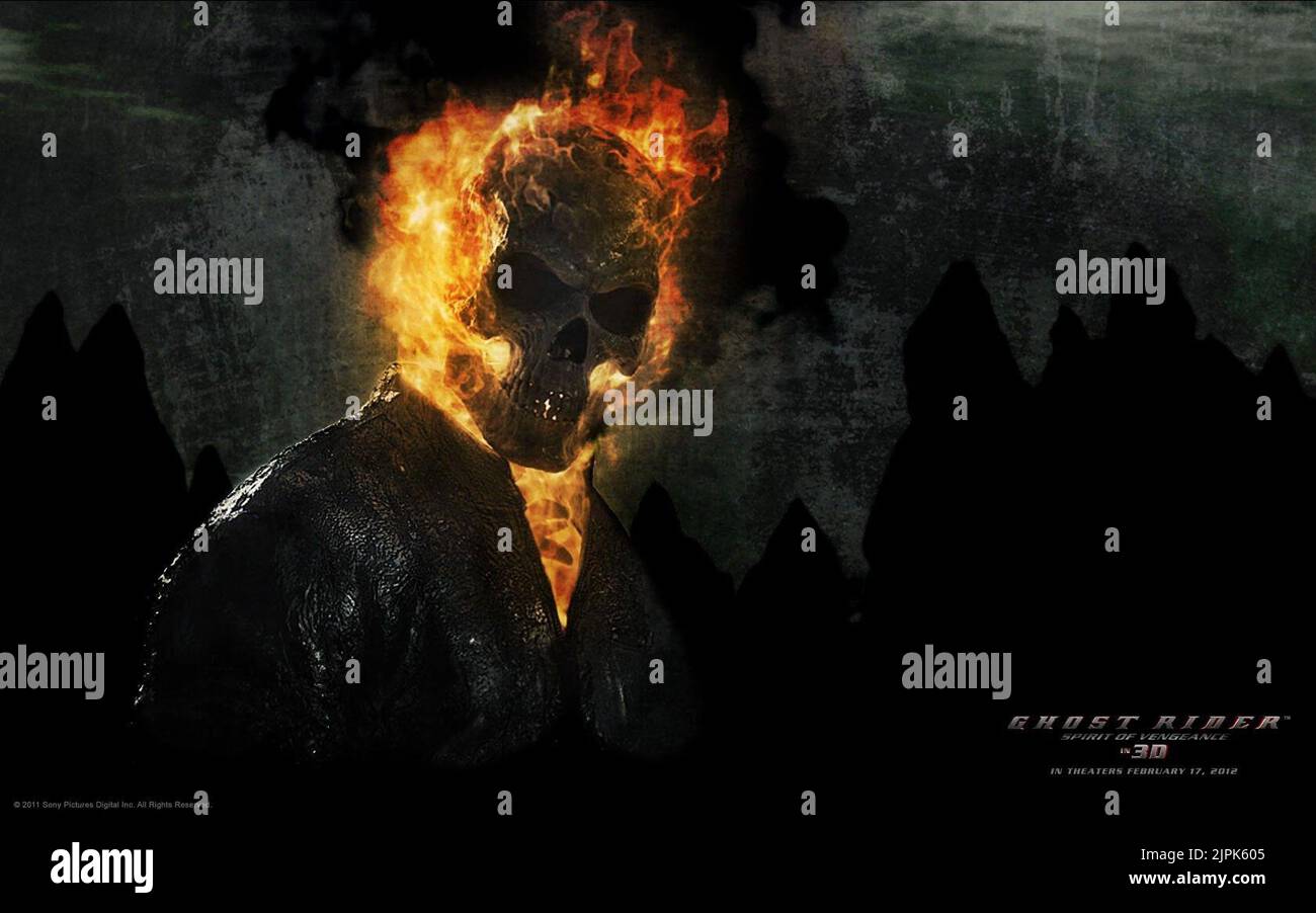THE GHOST RIDER, GHOST RIDER: SPIRIT OF VENGEANCE, 2011 Stock Photo - Alamy