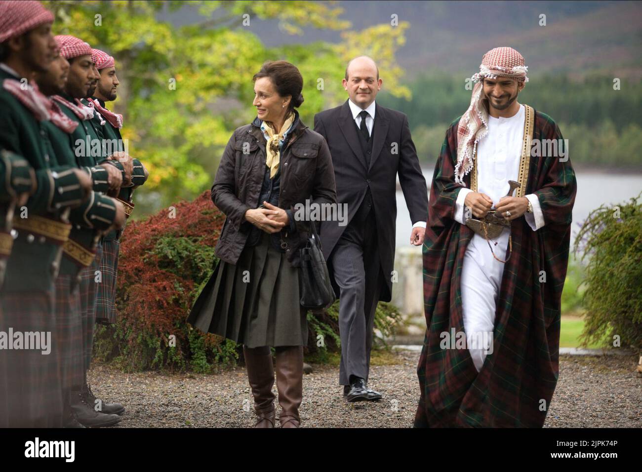 KRISTIN SCOTT THOMAS, AMR WAKED, SALMON FISHING IN THE YEMEN, 2011 ...