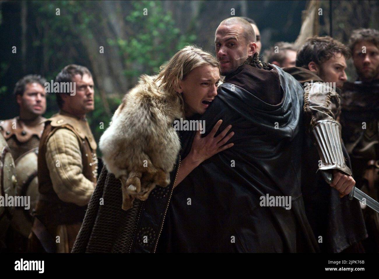 JAMIE CAMPBELL BOWER, JOSEPH FIENNES, CAMELOT, 2011 Stock Photo - Alamy