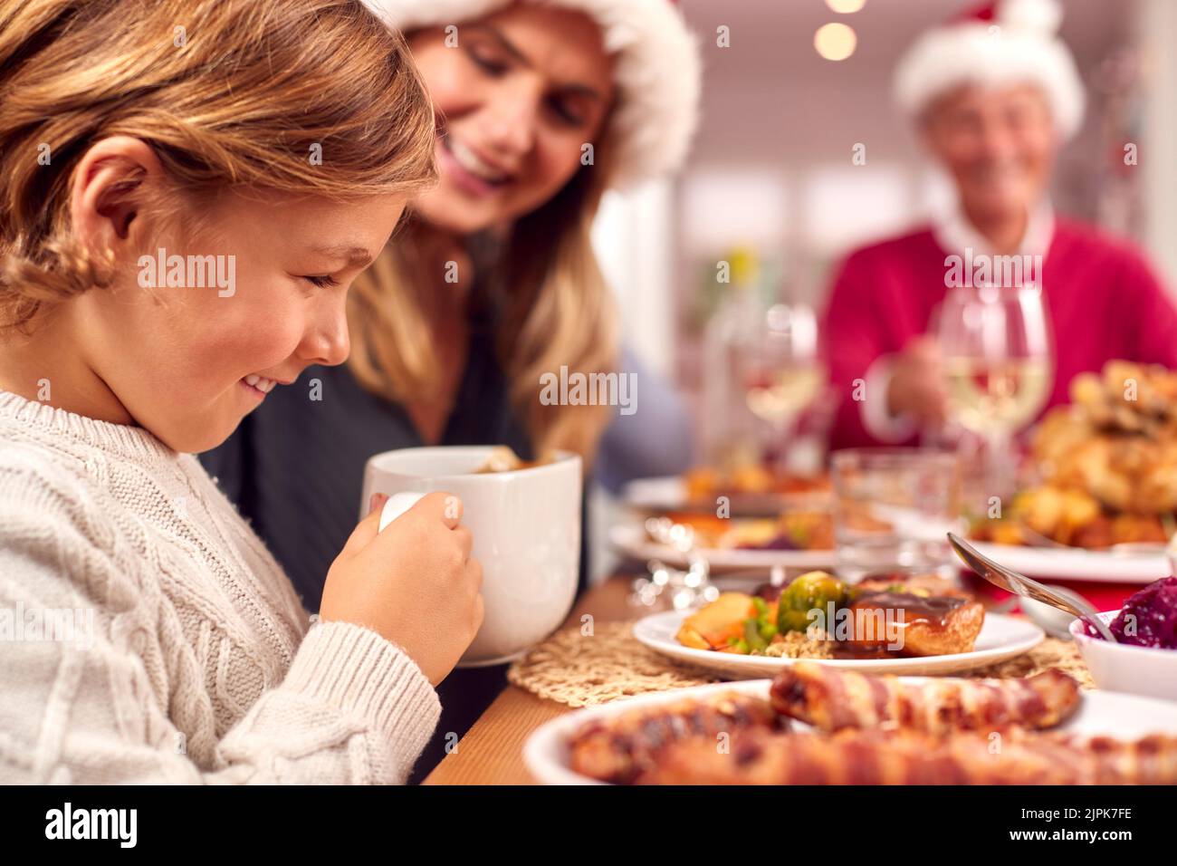 christmas, dining table, feast, christmas dinner, merry christmas, x ...