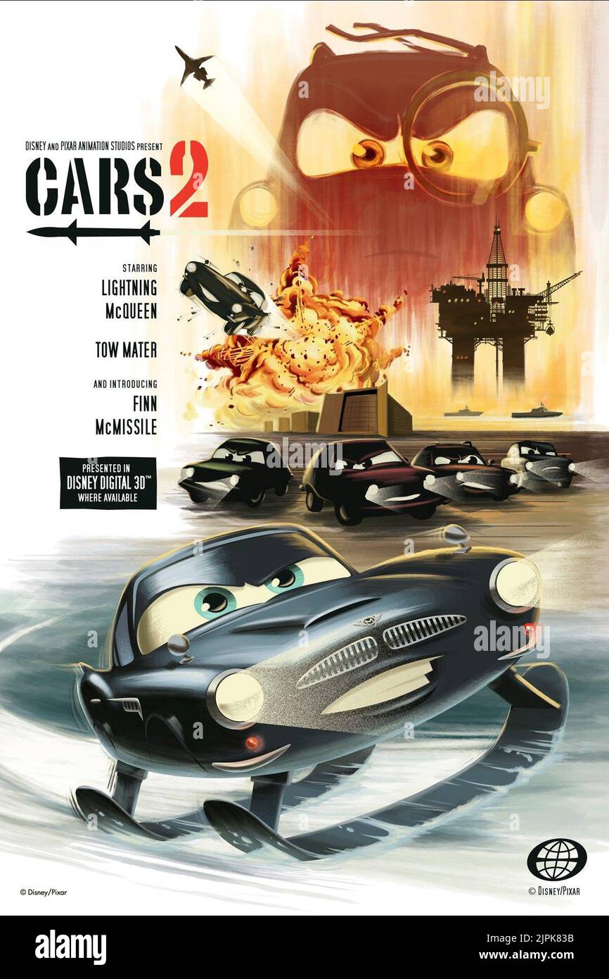 MOVIE POSTER, CARS 2, 2011 Stock Photo - Alamy