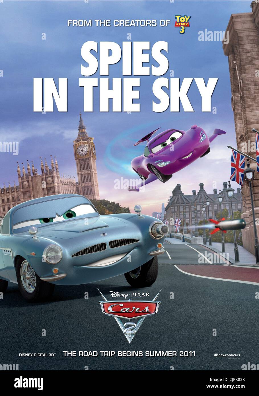 MOVIE POSTER, CARS 2, 2011 Stock Photo - Alamy