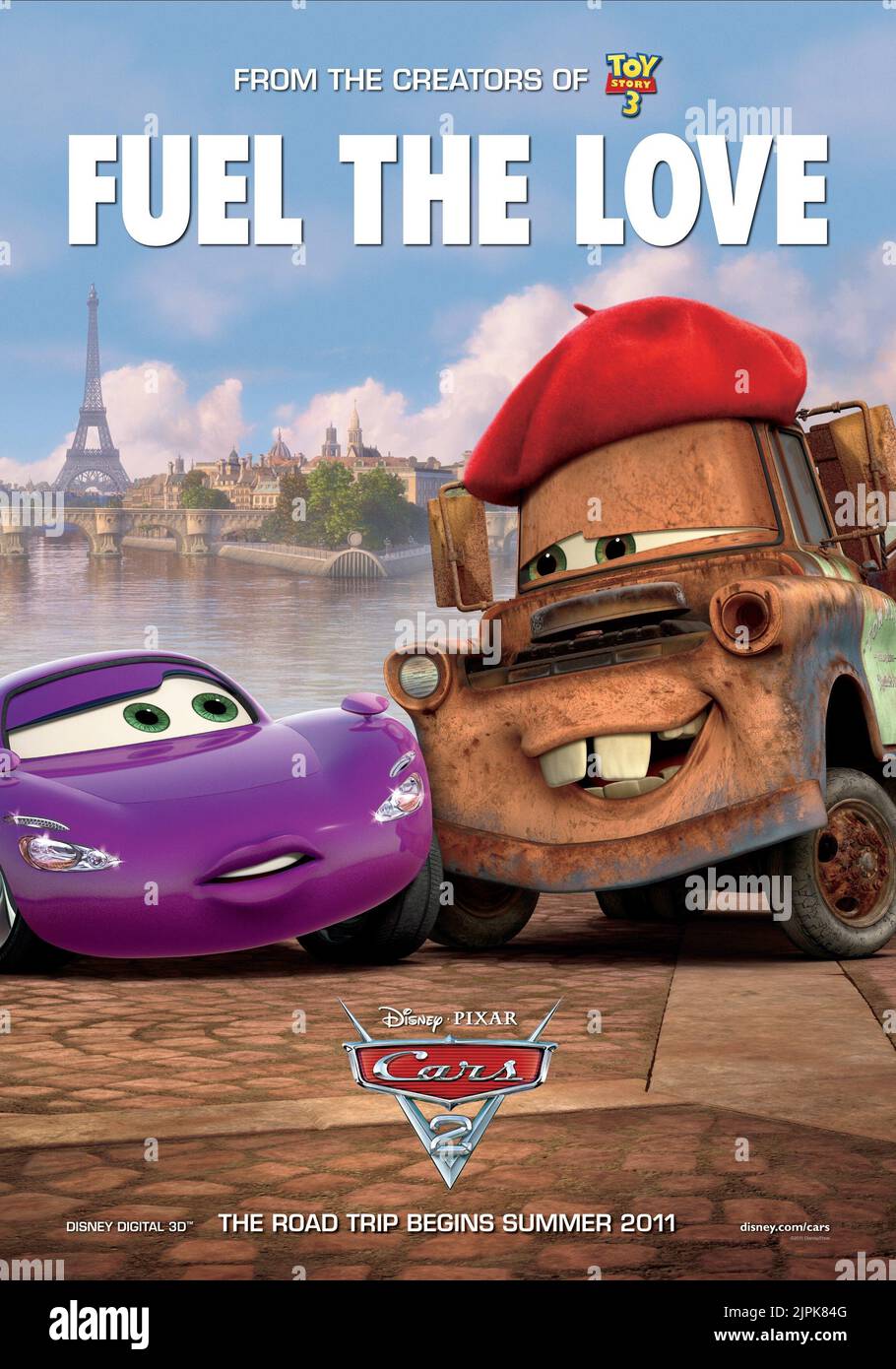 Official Cars 2 Movie Poster