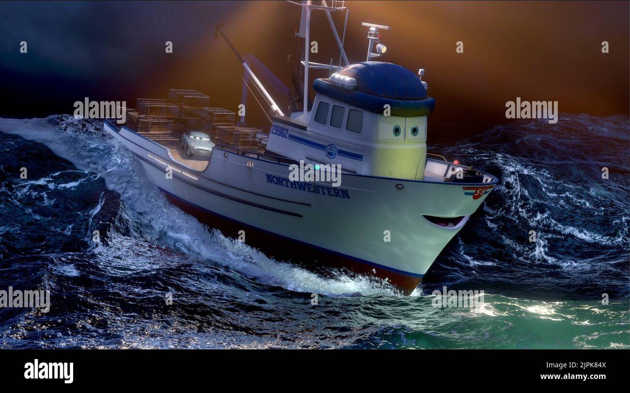 FINN MCMISSILE ON TRAWLER, CARS 2, 2011 Stock Photo - Alamy