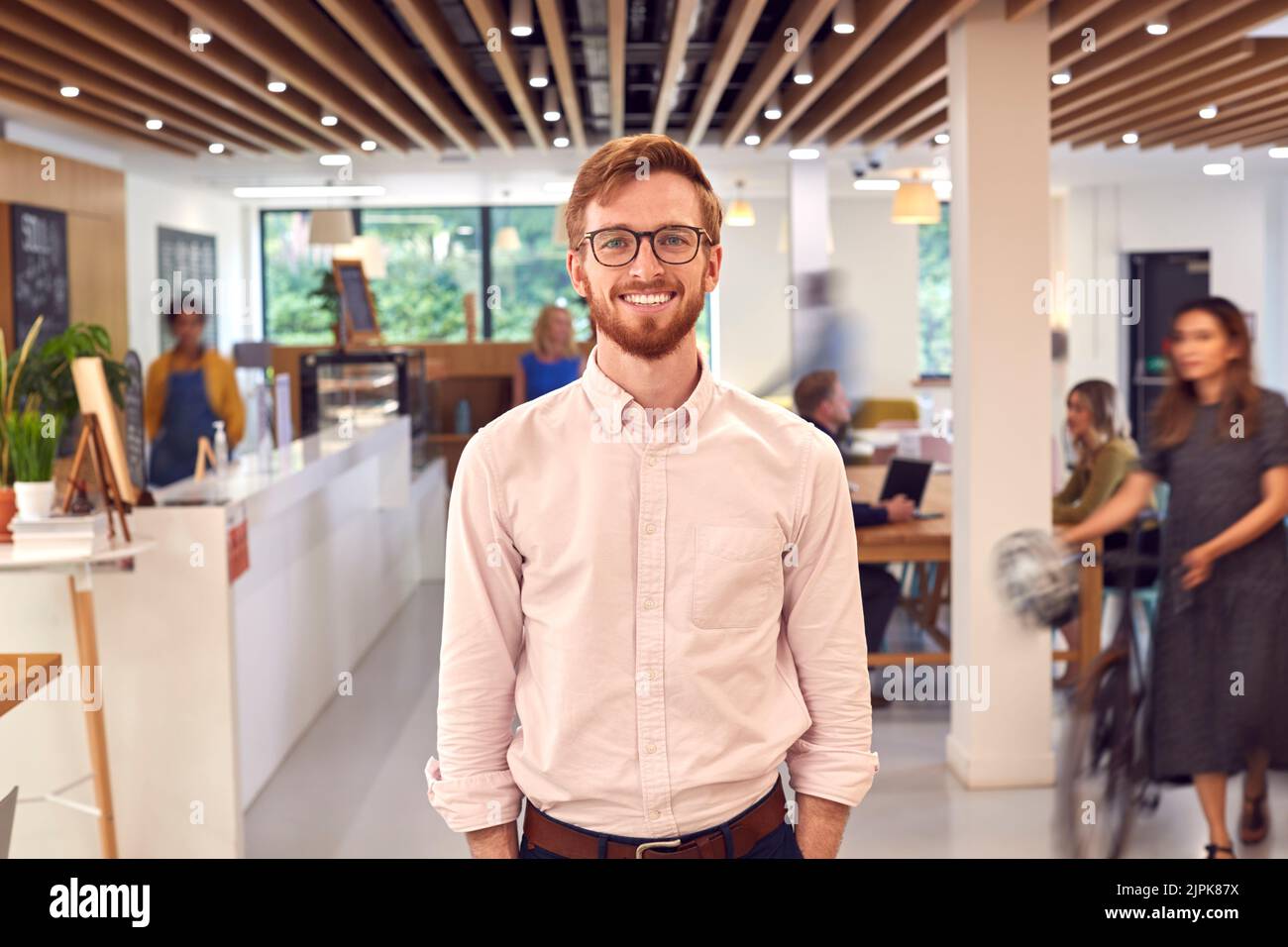 blurred motion, man, smiling, cafe, portrait, blur, blured, blurred ...