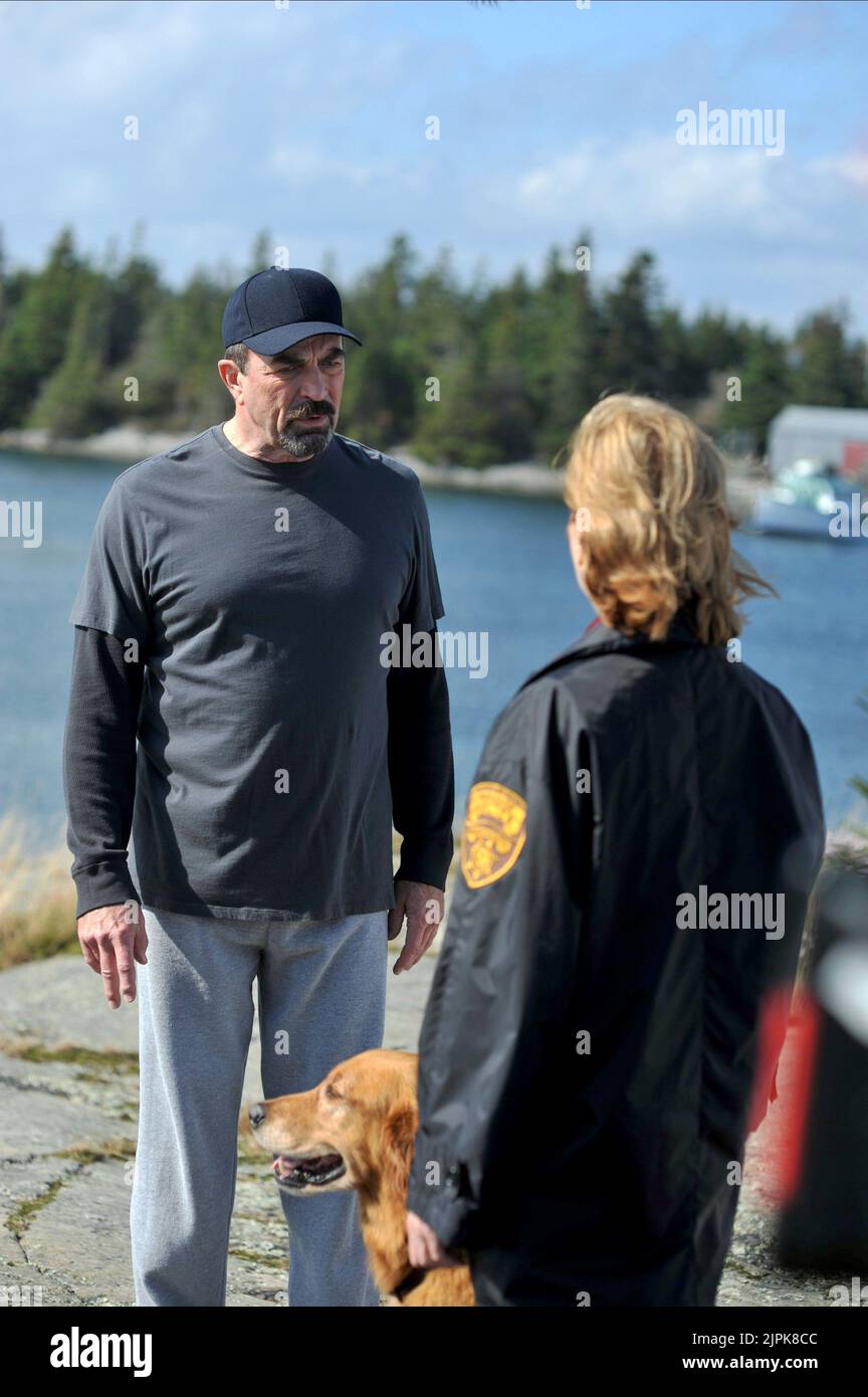TOM SELLECK, KATHY BAKER, JESSE STONE: INNOCENTS LOST, 2011 Stock Photo ...