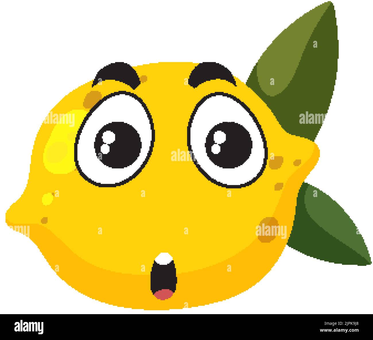 Lemon with facial expression illustration Stock Vector Image & Art - Alamy