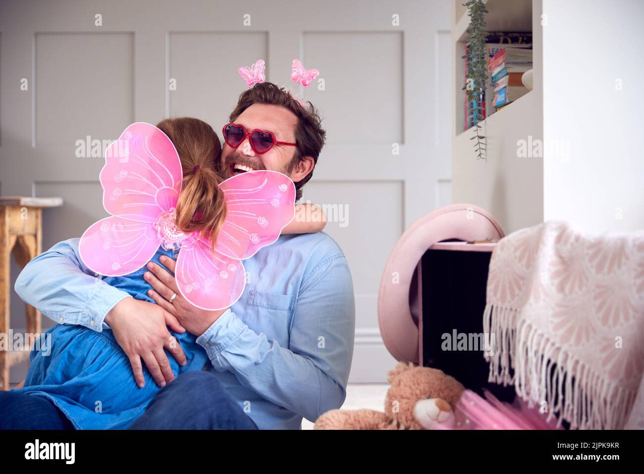 happy, fun, playing, daughter, stage costume, cuddle, happies, funs ...