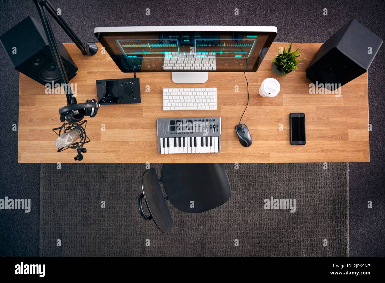Technology computer desk speakers hi-res stock photography and images ...