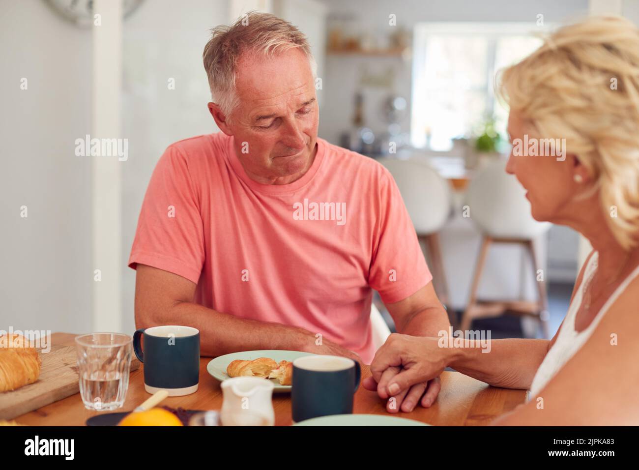 holding hands, breakfast, bonding, encourage, older couple, breakfasts ...