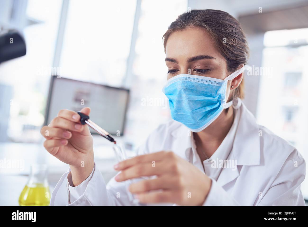 This is where the concentration comes in. a focused young female ...