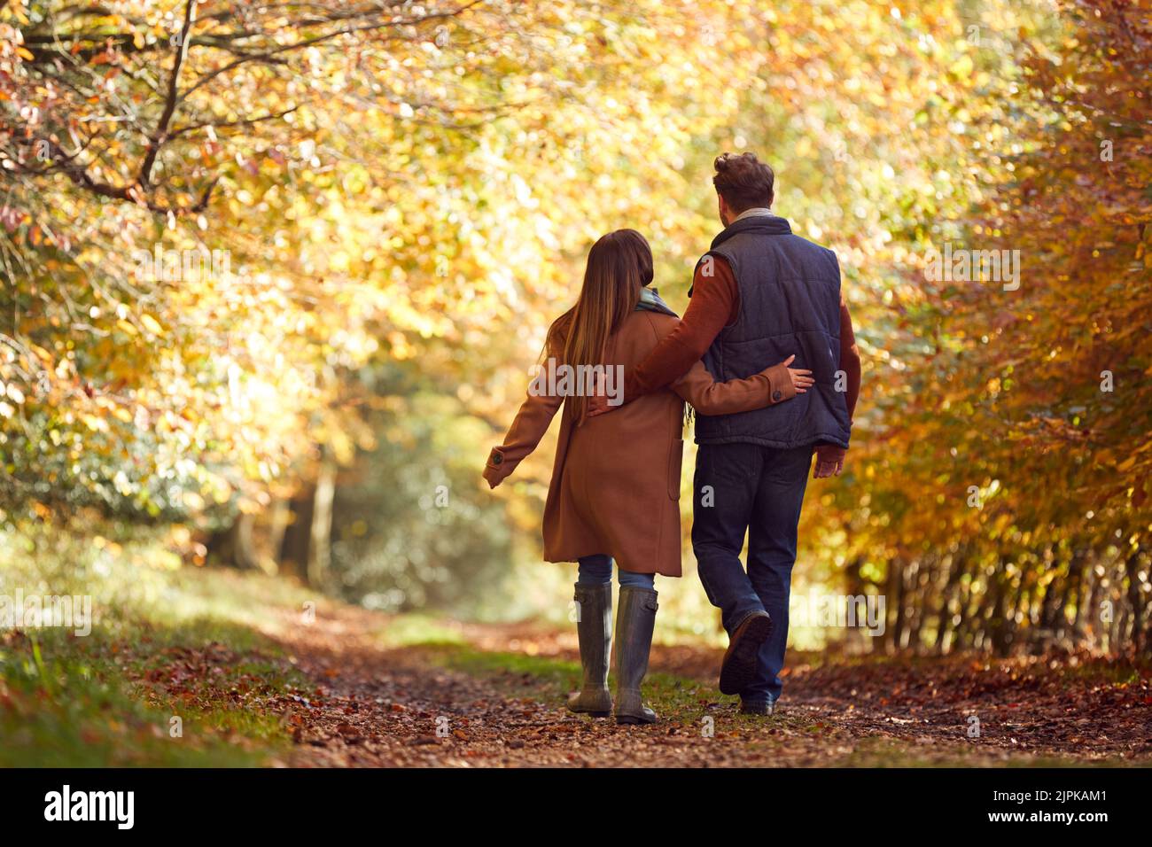 couple, walk, embracing, pairs, walks, cuddling, hug, hugging Stock ...