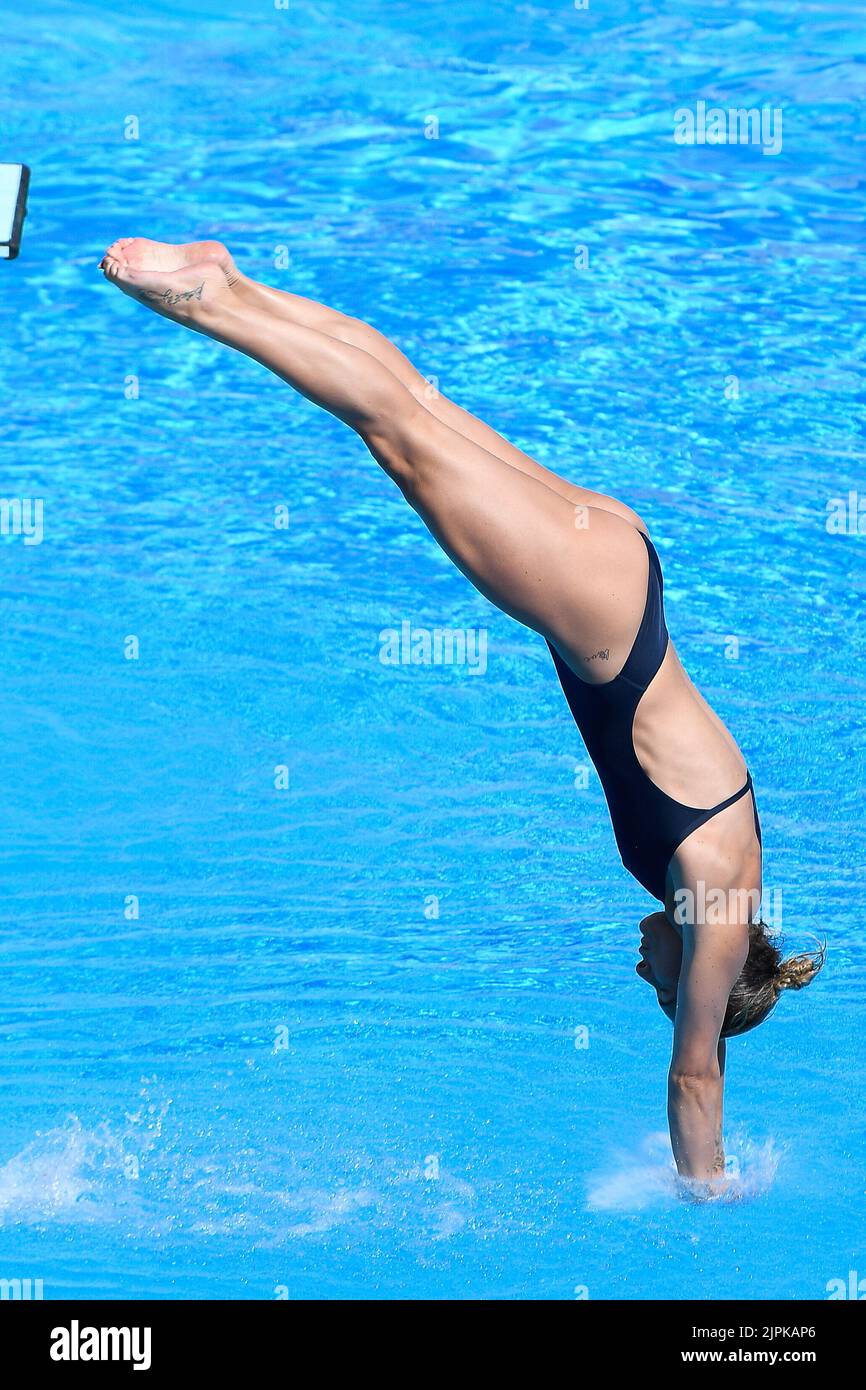 Bertocchi Elena Ita Dive Women 1m Springboard Final During European