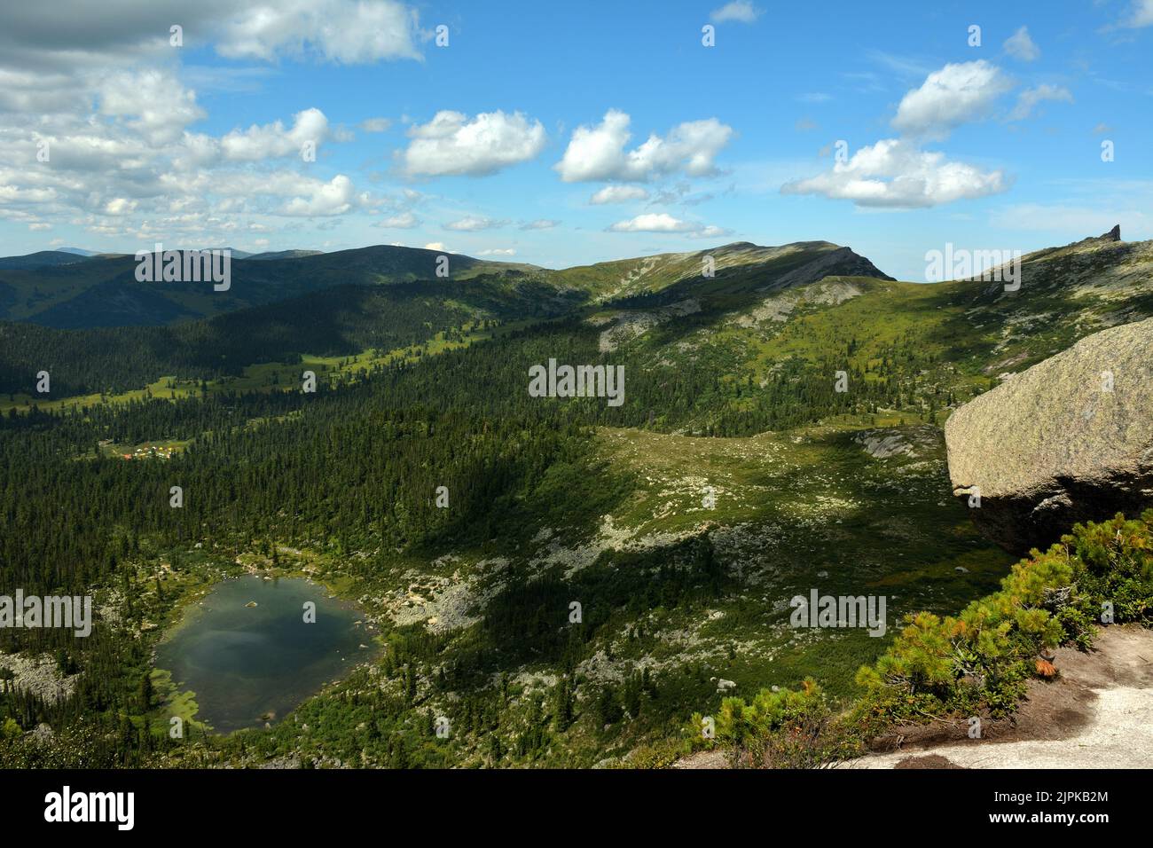 Endless rocky landscape under cloudy hi-res stock photography and ...