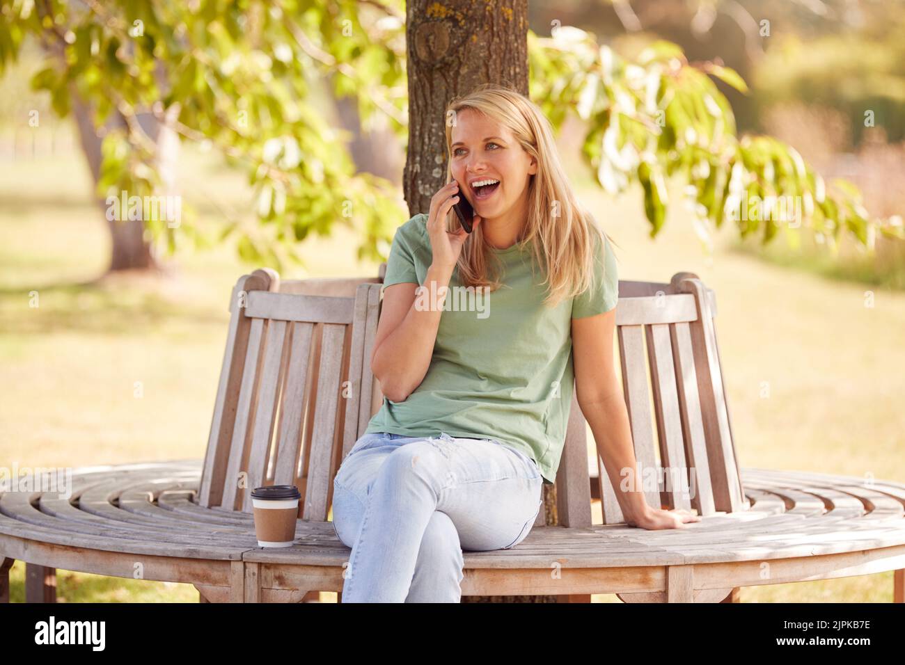 woman, park, on the phone, bench, female, ladies, lady, women, parks ...
