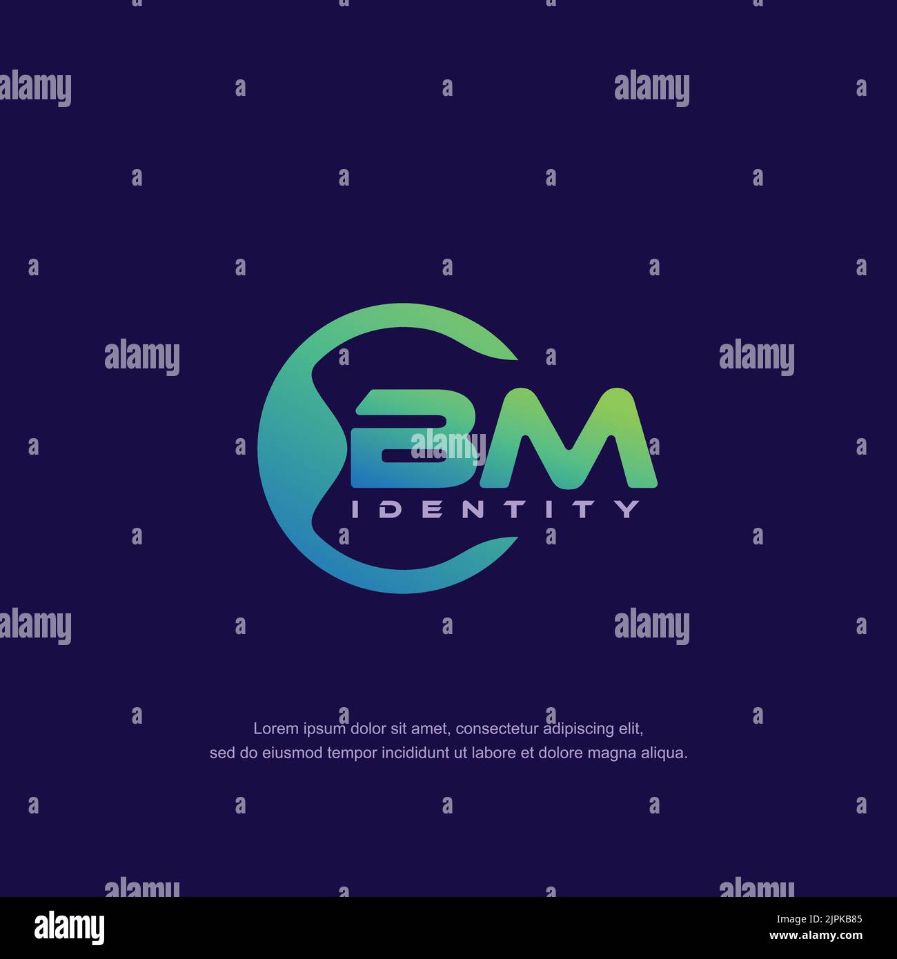 Letter bm vector vectors hi-res stock photography and images - Alamy