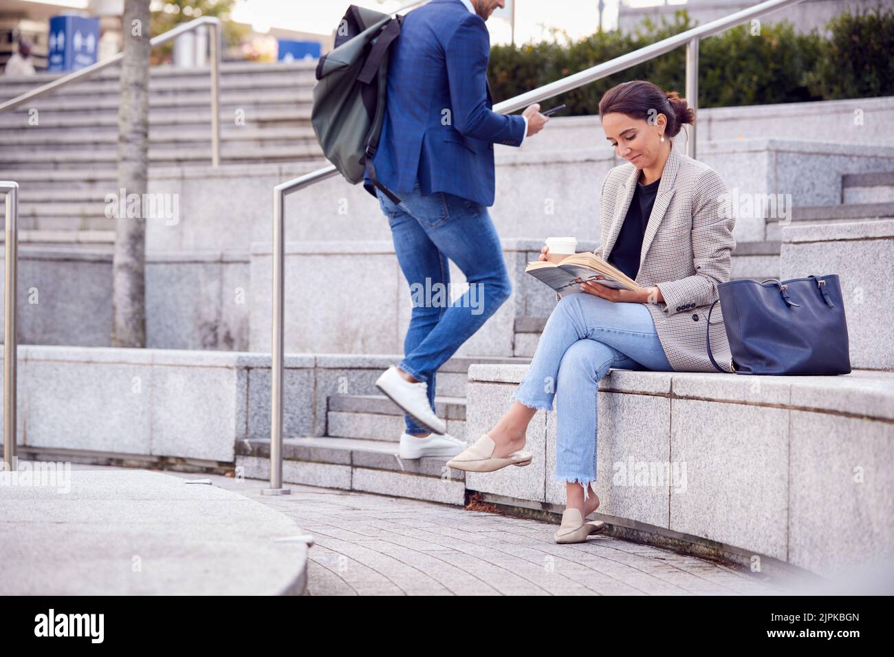 reading, urban, lunch break, read, reading a book, reading something ...