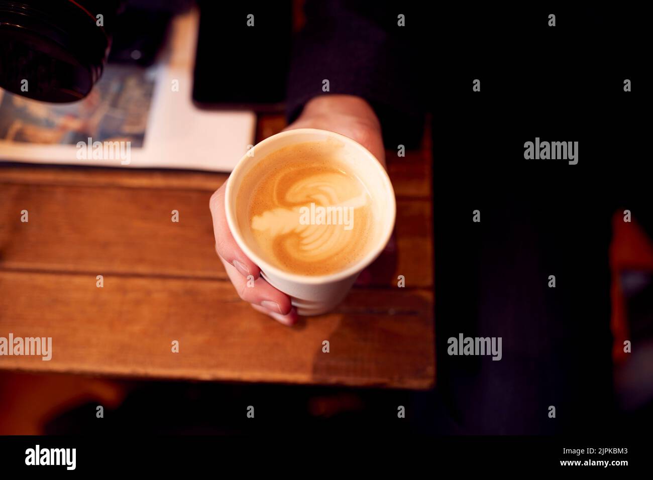 Baristas hands hi-res stock photography and images - Alamy