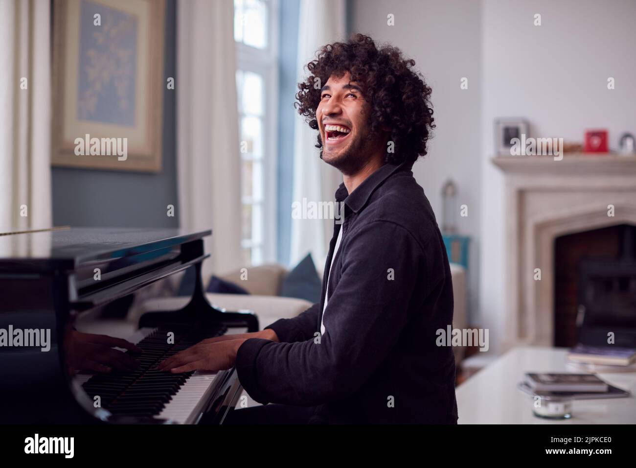 laughing, musician, piano playing, laugh, smiling, musicians, piano ...