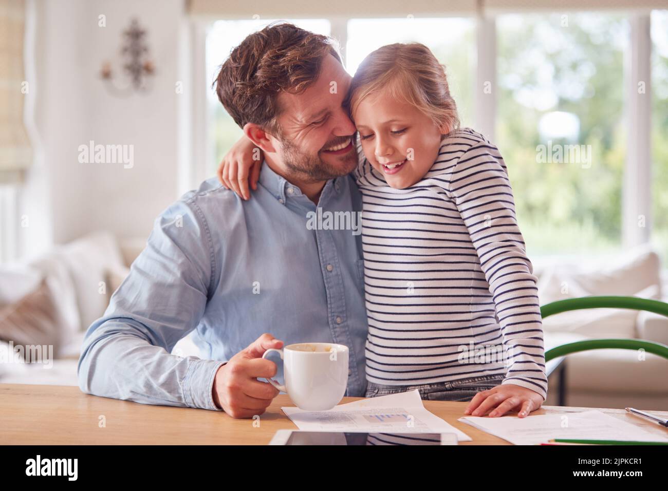 father, embracing, daughter, bonding, dad, fathers, cuddling, hug ...